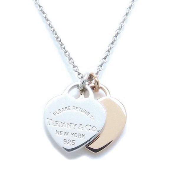 Tiffany & Co. | Jewelry | Tiffany Co 8k Pink Heart Necklace | Poshmark